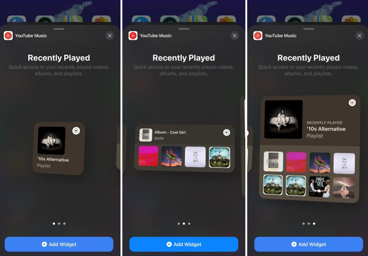 YouTube Music introduce i widget su iOS 14 | AGEMOBILE