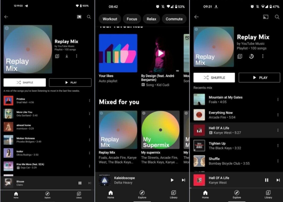 YouTube Music introduce la playlist Replay Mix | Agemobile