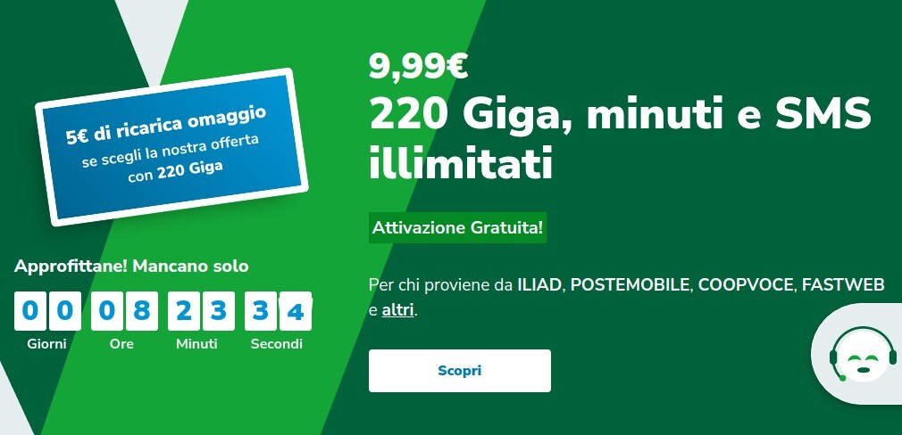 Very Mobile: ultimo giorno di promozione per la ricarica da 5 euro in ...